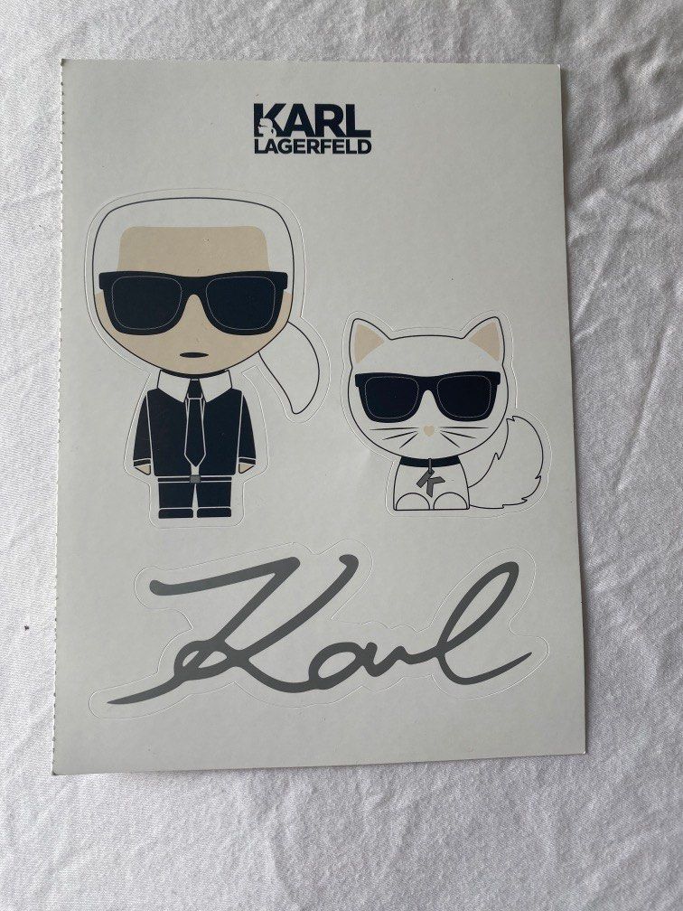 karl lagerfeld stickers, Hobbies & Toys, Stationery & Craft, Other ...