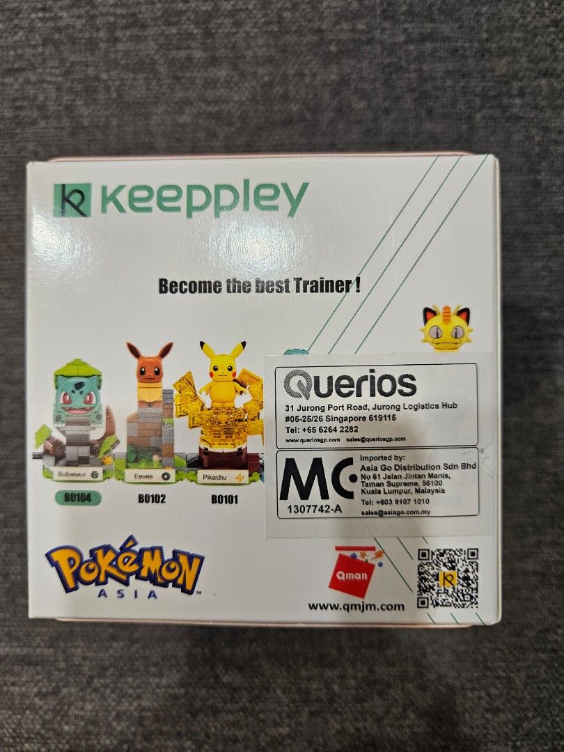 Keeppley Pokemon Mini Bulbasaur Model Kit, Hobbies & Toys, Toys & Games ...