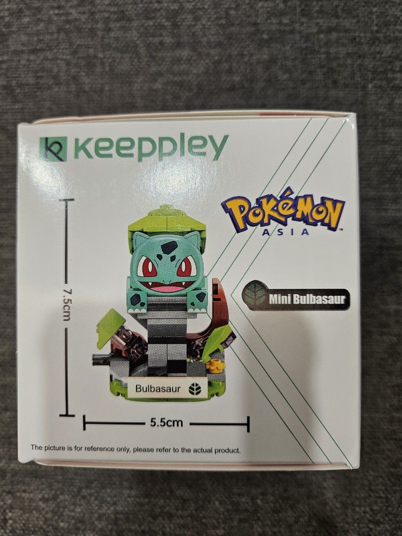 Keeppley Pokemon Mini Bulbasaur Model Kit, Hobbies & Toys, Toys & Games ...
