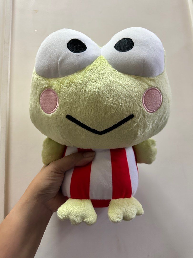 Keroppi Stuffed Toy Plushie Kerokeroppi Sanrio, Hobbies & Toys, Toys ...