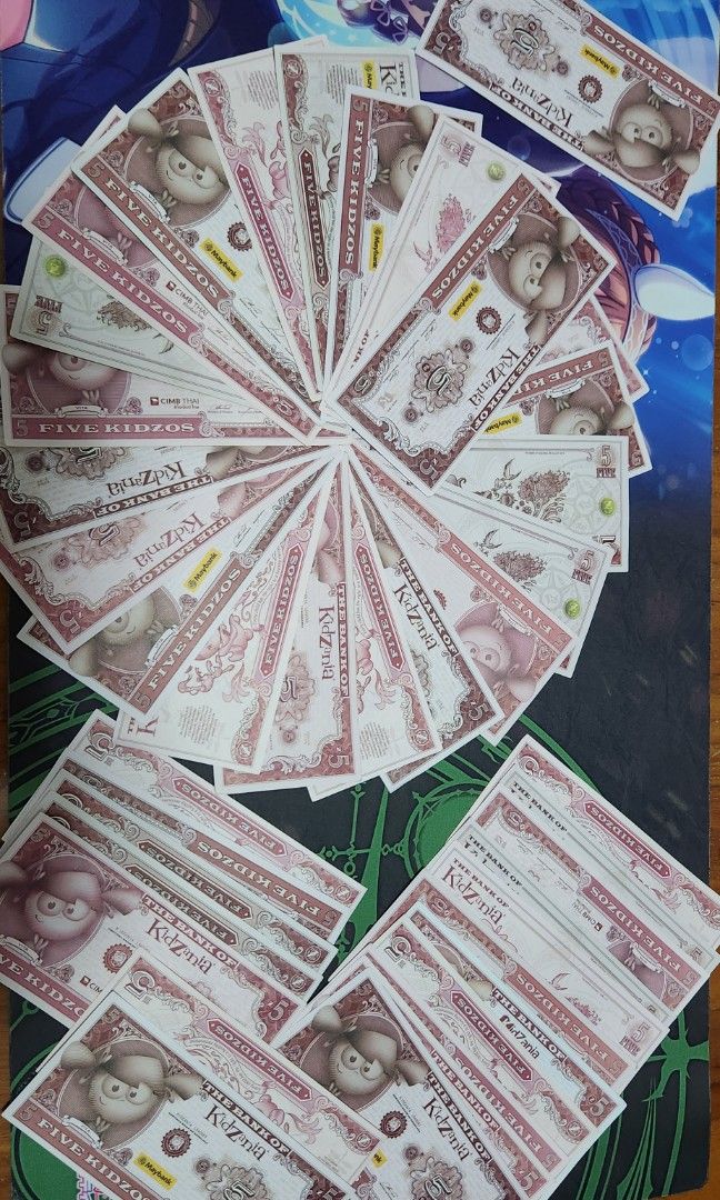 Kidzania money(kidzos), Hobbies & Toys, Memorabilia & Collectibles ...