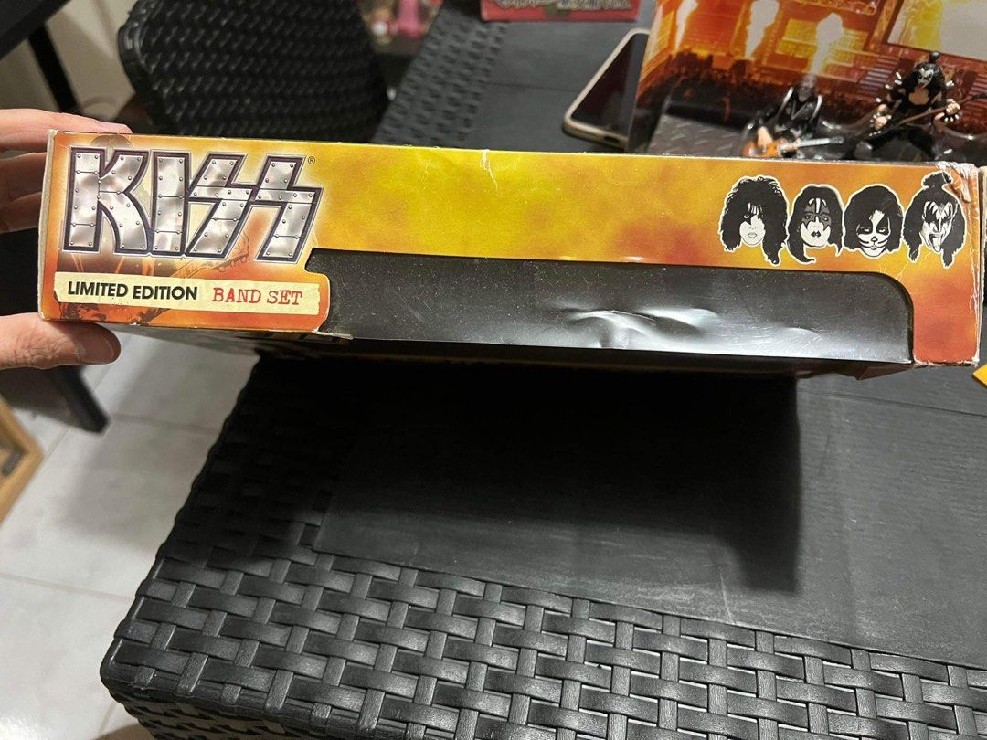 KISS LIMITED EDITION BAND SET SUPER STARS Kiss band hard rock figure ...