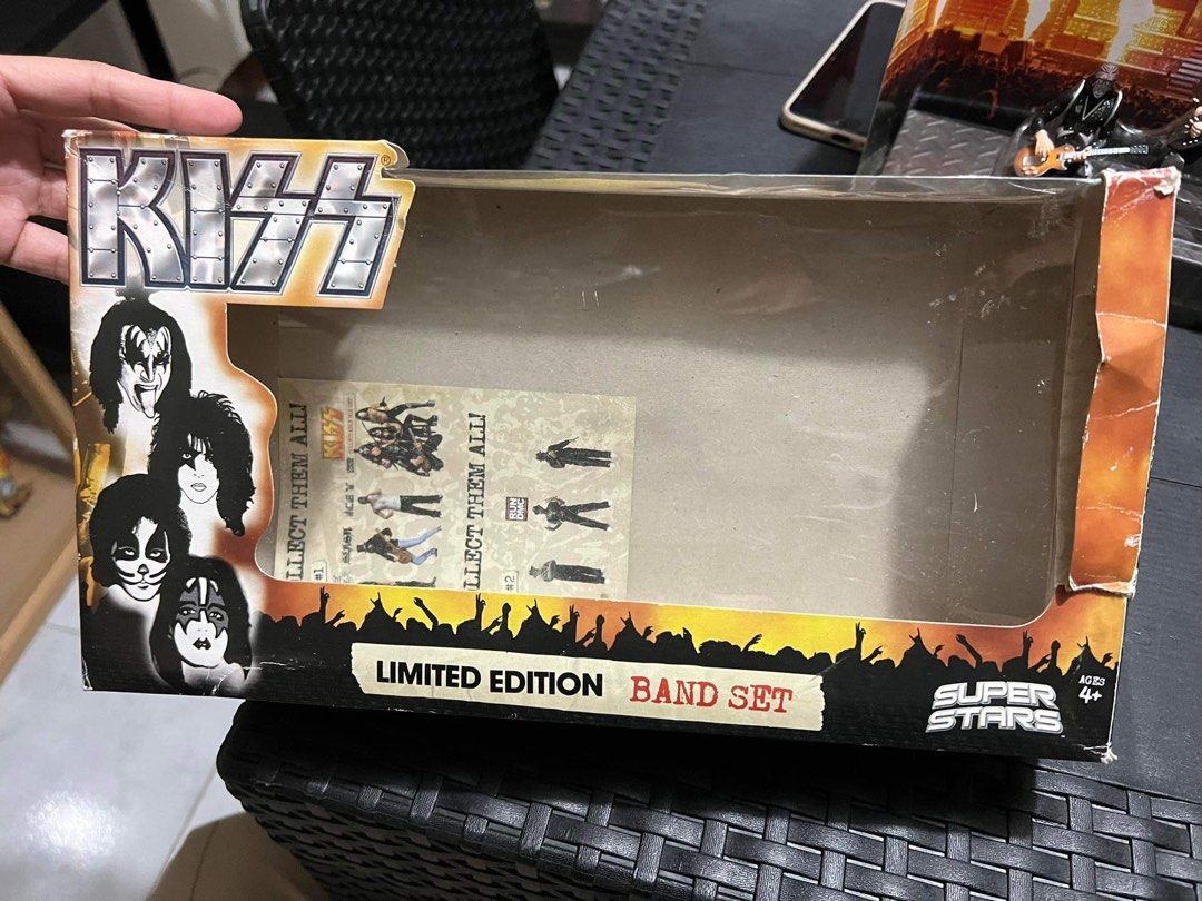 KISS LIMITED EDITION BAND SET SUPER STARS Kiss band hard rock figure ...
