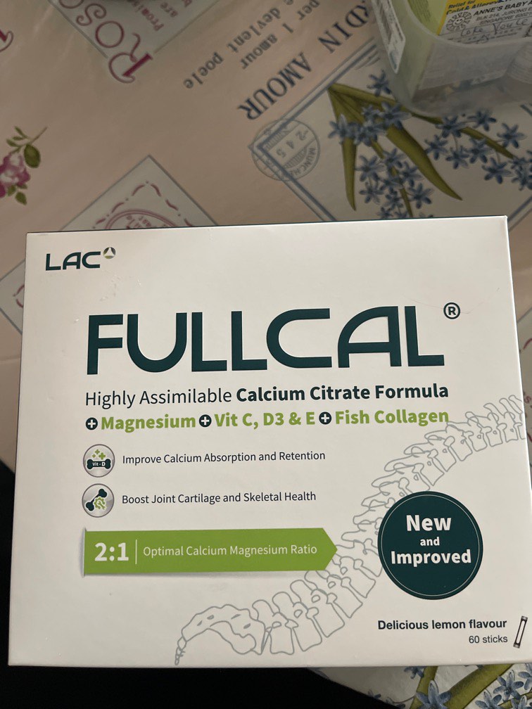 LAC full cal calcium supplement, Health & Nutrition, Health Supplements ...