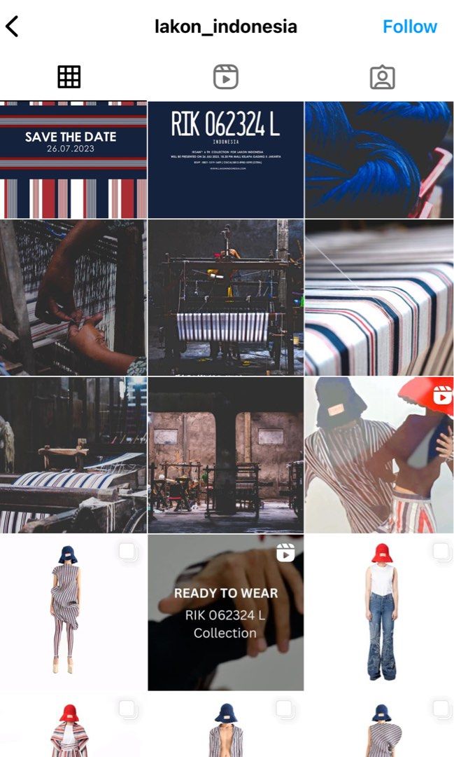 LAKON INDONESIA LAKON STORE BAG INSPIRASI CORAK BATIK TENUN LURIK JAWA ...