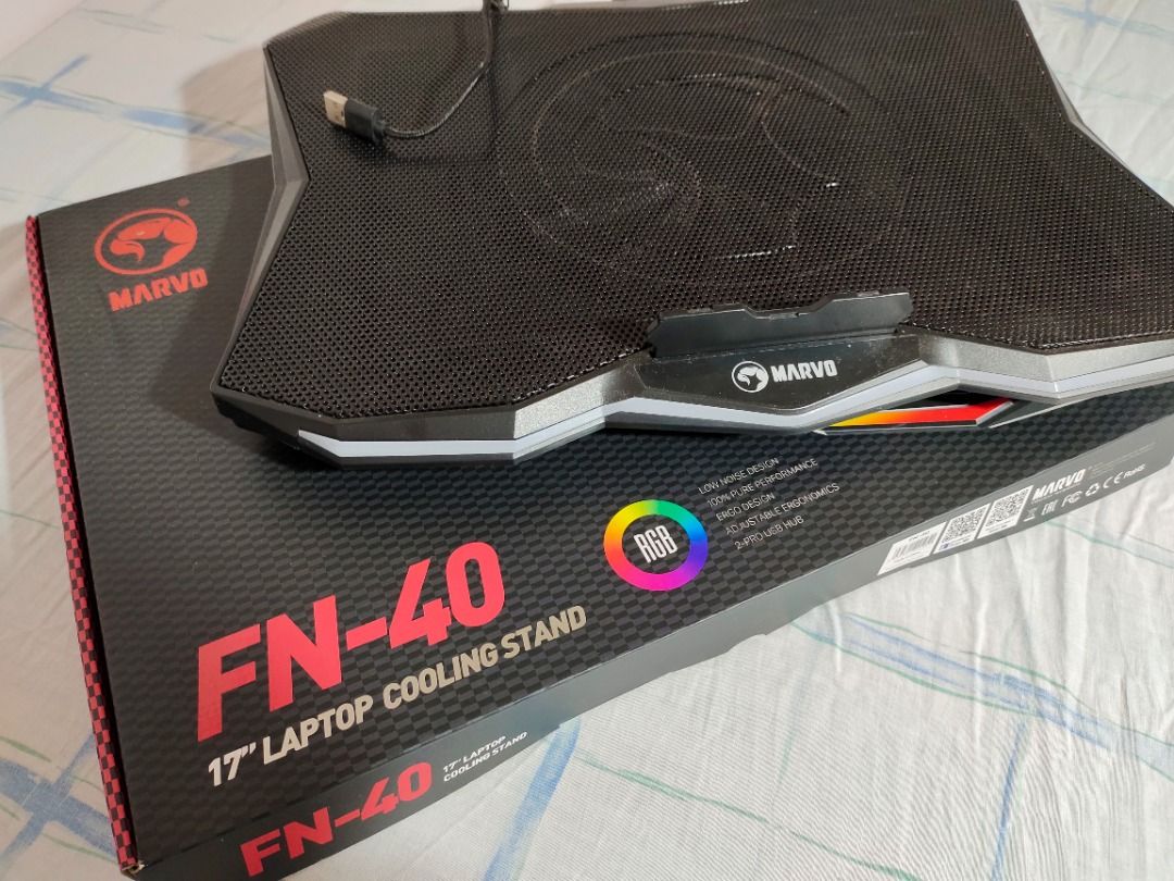 Laptop Cooling Stand | Marvo FN-40 on Carousell