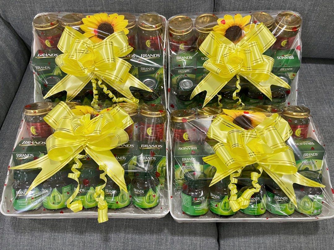 Large Size Simple get well hamper (10 bottles essence of chicken and 5 ...