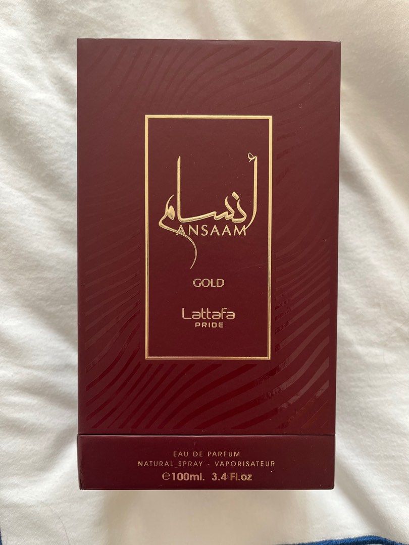 Lattafa Ansaam Gold EDP, Beauty & Personal Care, Fragrance & Deodorants ...