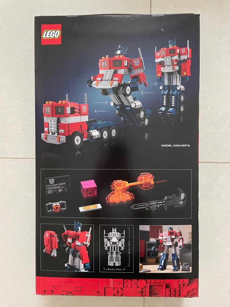Lego 10302 Transformers Optimus Prime, Hobbies & Toys, Toys & Games on ...