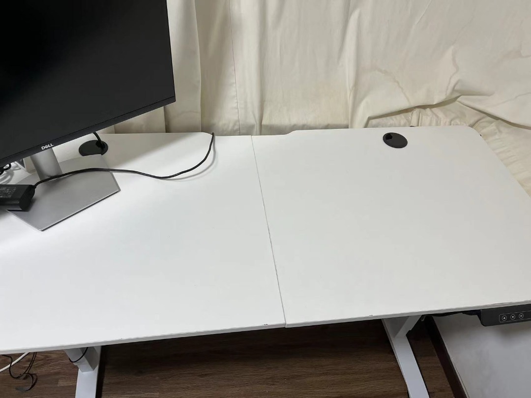standing desk with socket extension, Furniture & Home Living, Furniture ...