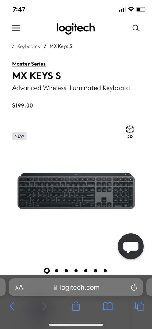 Logitech MX keys wireless keyboard, Computers & Tech, Parts ...