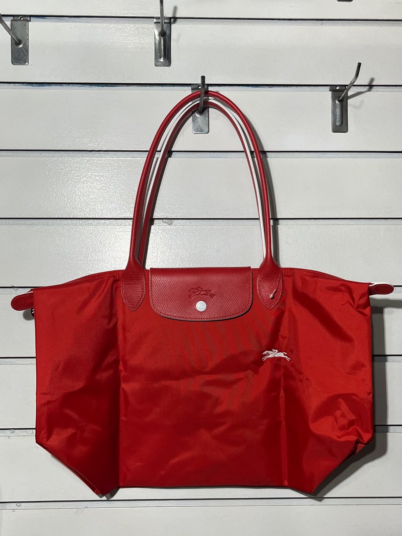Long Champ Le Pliage Club Large Long Handle, Women's Fashion, Bags ...