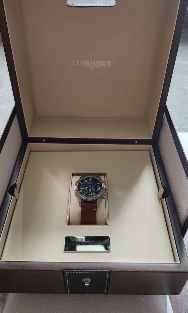 CHEAPEST Longines bigeye avigation blue watch chronograph, Luxury ...