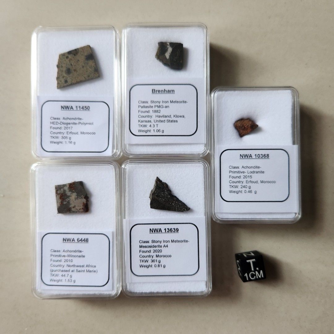 Lot of 23 Meteorites Genuine includes Valera Cow Killer with official ...