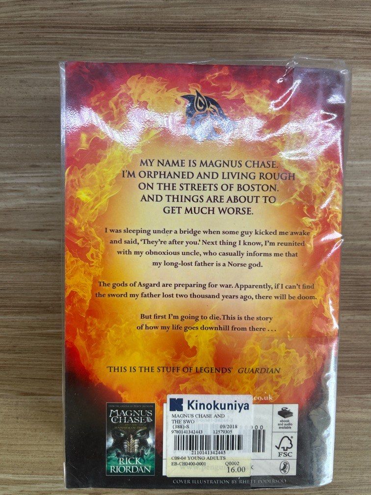 Magnus Chase & the Sword of Summer, Hobbies & Toys, Books & Magazines ...