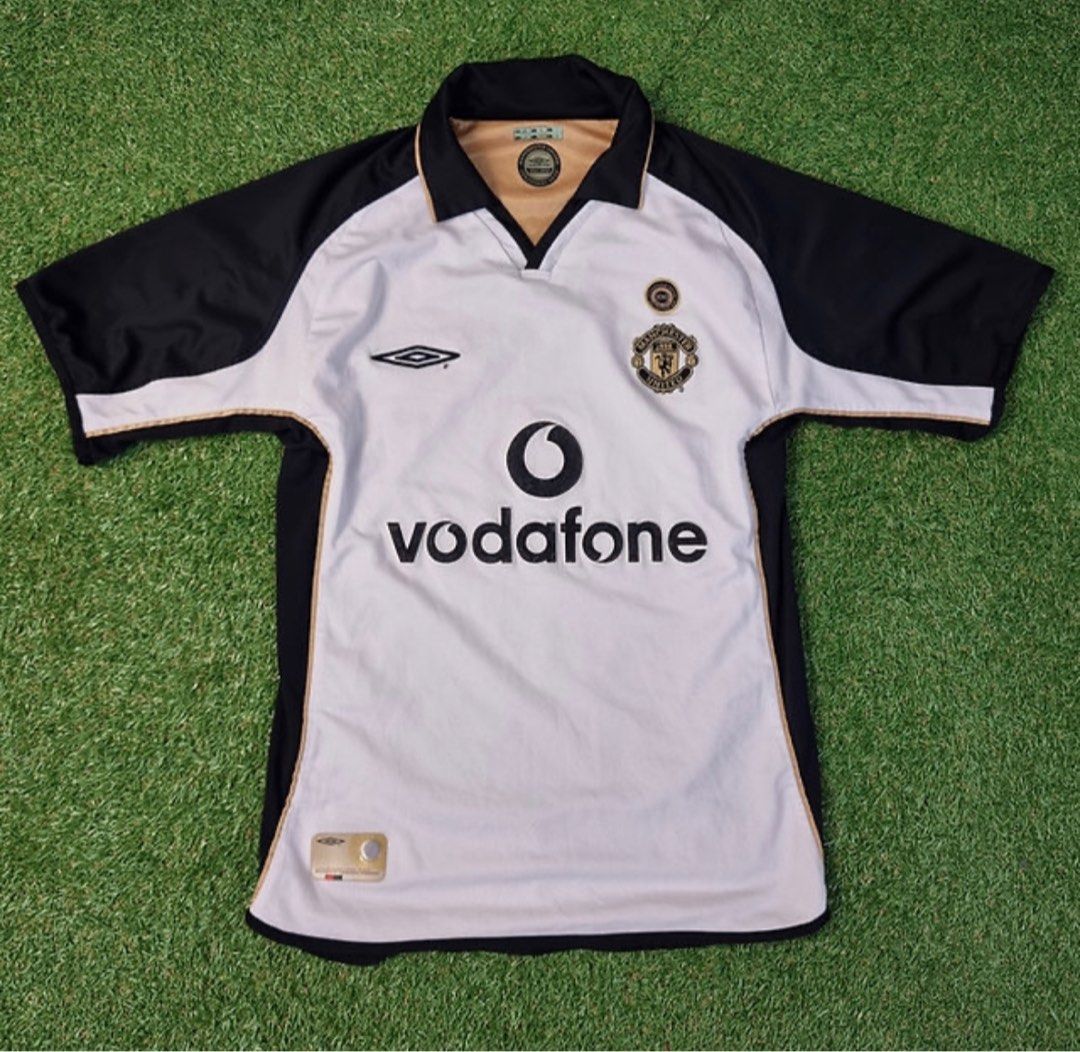 Manchester United 2001/02 Centenary Third soccer/football jersey/kit ...