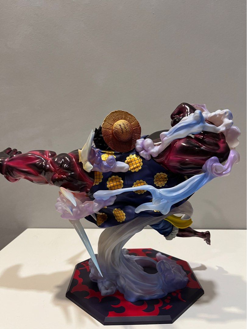 Megahouse POP SA Maximum One Piece Monkey D Luffy Gear 4 Figure, Video ...