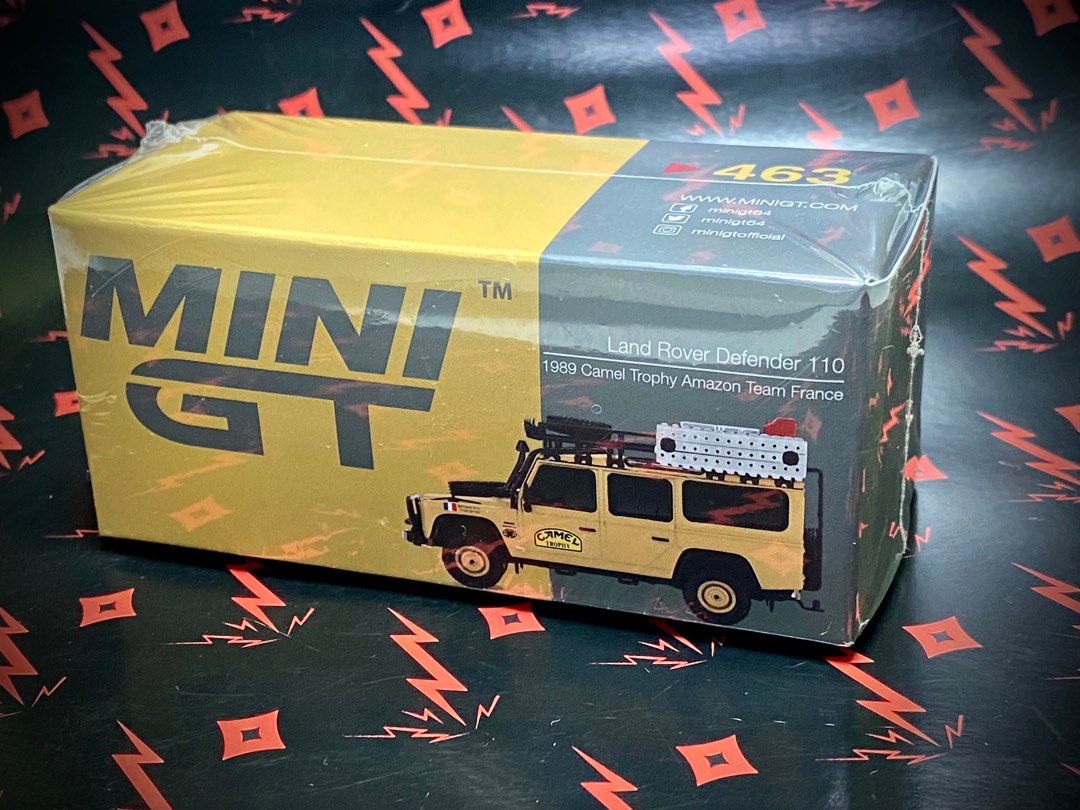 Mini GT Land Rover Defender 110 1989 Camel Trophy Amazon Team France ...