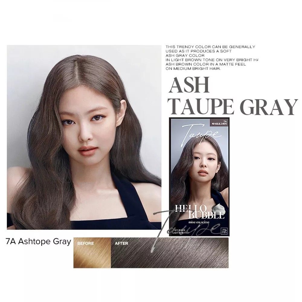 Mise en scene hello bubble ash taupe grey hair dye, Beauty & Personal Care, Hair on Carousell