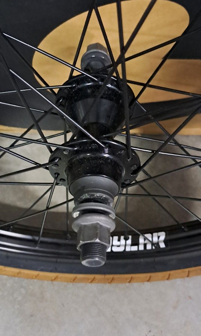 BMX Mission Wheelset front & Rear with tube & Kink Tyres, Sports ...