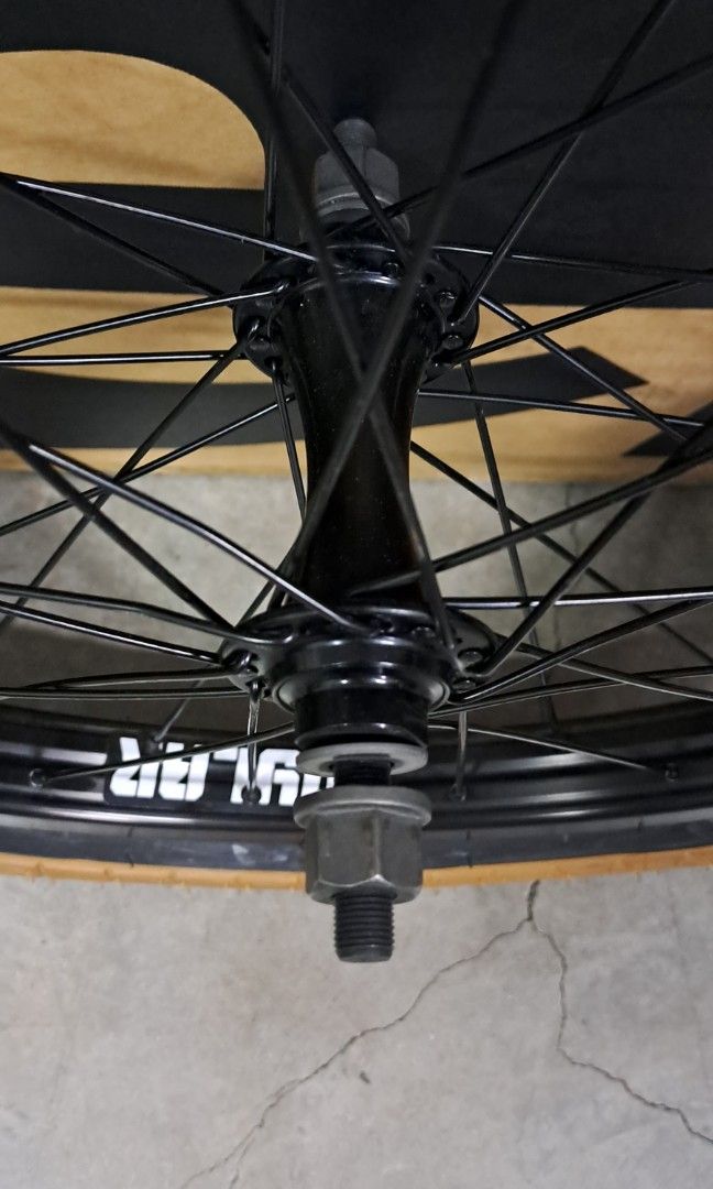 BMX Mission Wheelset front & Rear with tube & Kink Tyres, Sports ...