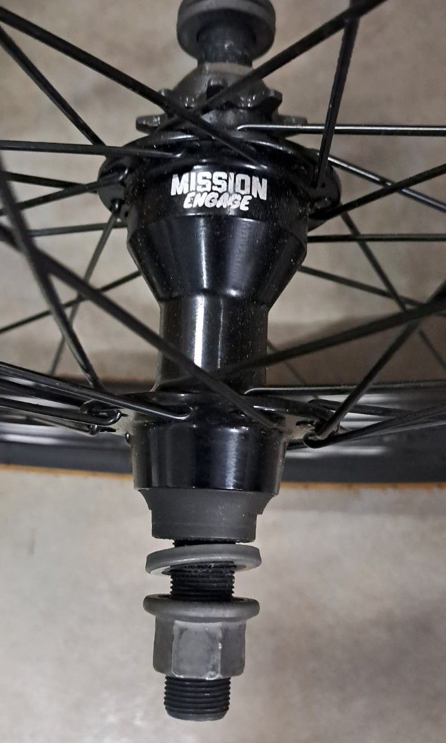 BMX Mission Wheelset front & Rear with tube & Kink Tyres, Sports ...