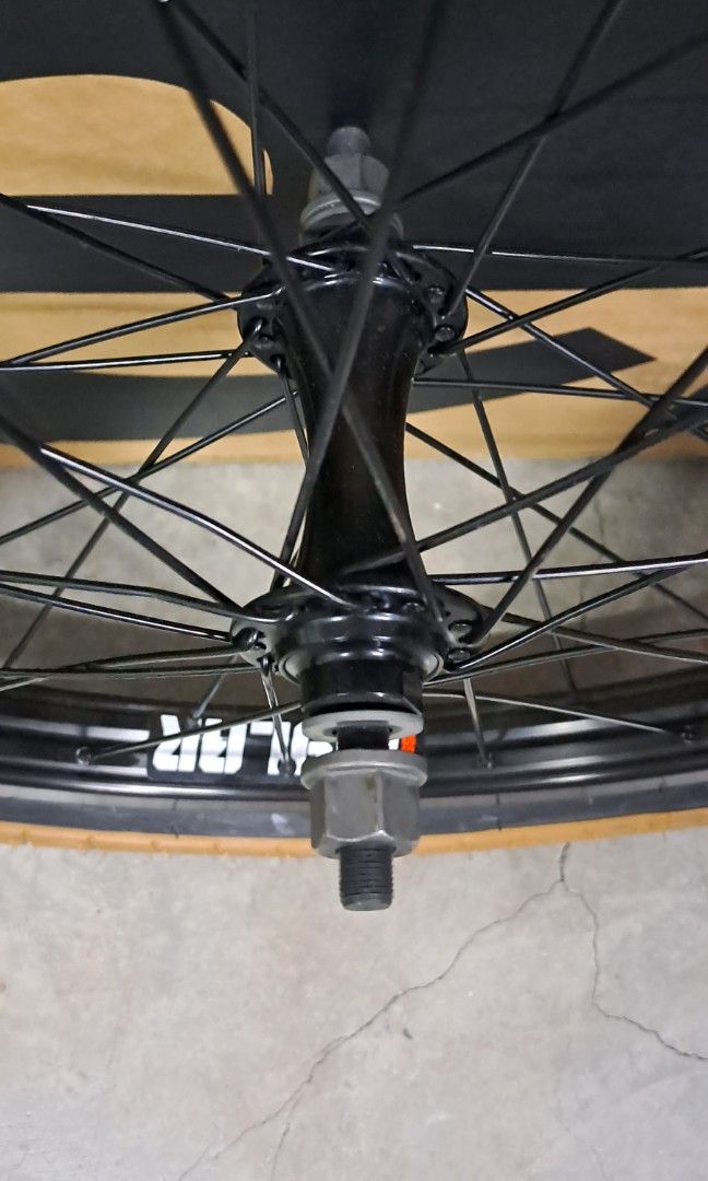 BMX Mission Wheelset front & Rear with tube & Kink Tyres, Sports ...