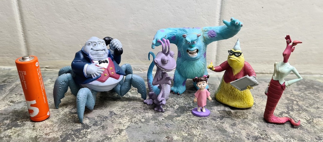 MONSTERS INC SET - 2001 Hasbro Disney Pixar Figure Gift Pack Series ...