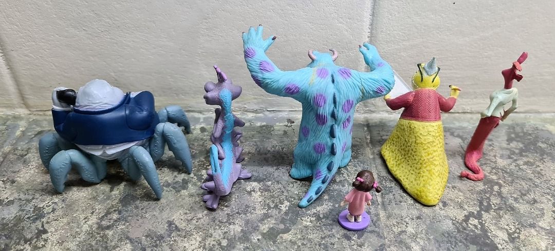 MONSTERS INC SET - 2001 Hasbro Disney Pixar Figure Gift Pack Series ...