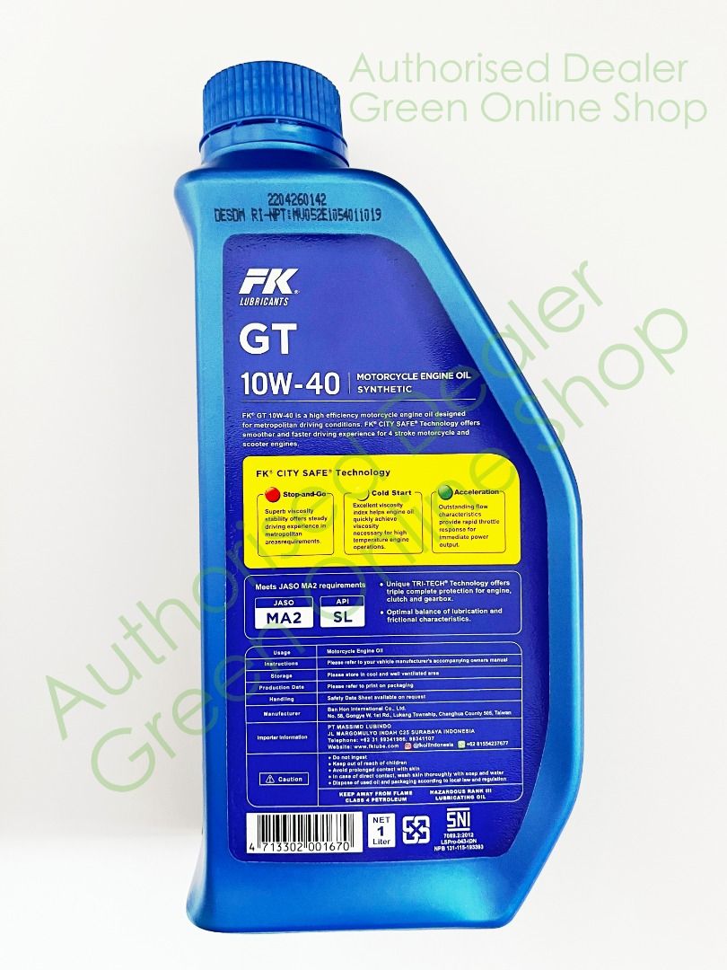 Motor Cycle FK Engine oil 10W-40 for motorcycle, Motorcycles ...
