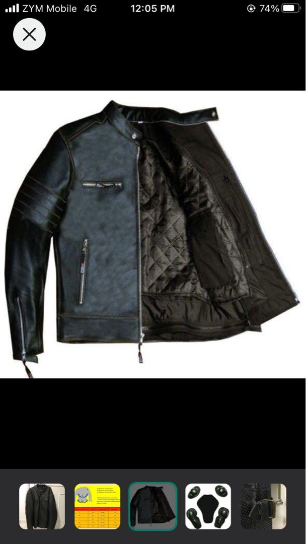 Motorcycle leather jacket armor, Motorcycles, Motorcycle Apparel on ...