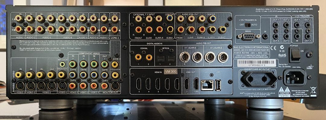 NAD M15HD Master AV Processor Upgraded to 4K 7.1.4 Dolby Atmos, Audio ...