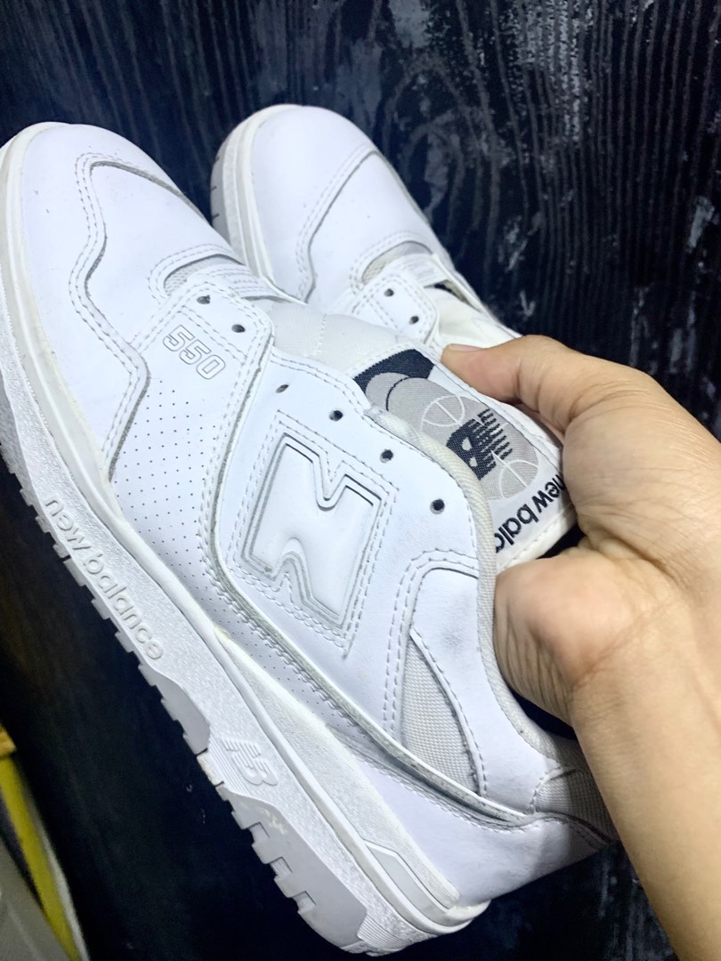 NB 550 White, Women's Fashion, Footwear, Sneakers on Carousell