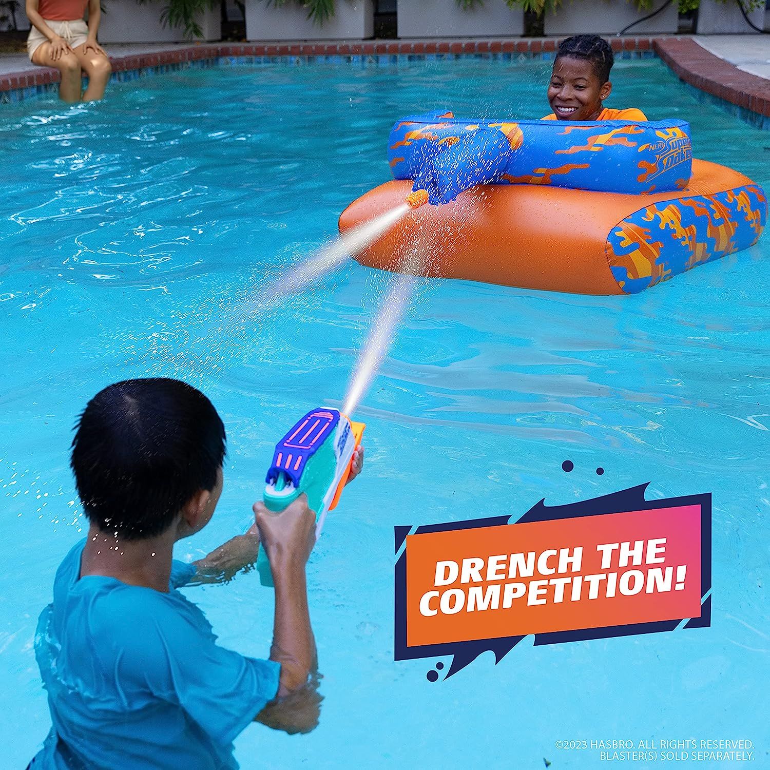 NERF Super Soaker Megaforce Battle Tank (Inflatable Pool Tank), Hobbies ...