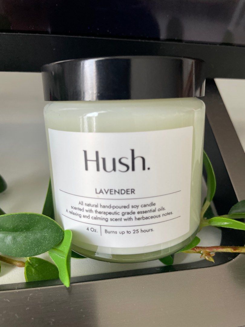 [NEW] Hush Lavender Candle, Furniture & Home Living, Home Fragrance on ...