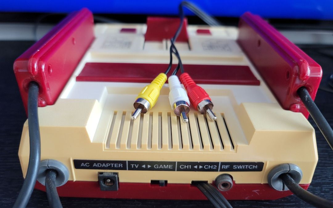Nintendo Famicom FC 任天堂紅白機已改AV輸出連原裝遊戲1個, 電子遊戲, 電子遊戲機, Nintendo 任天堂 ...