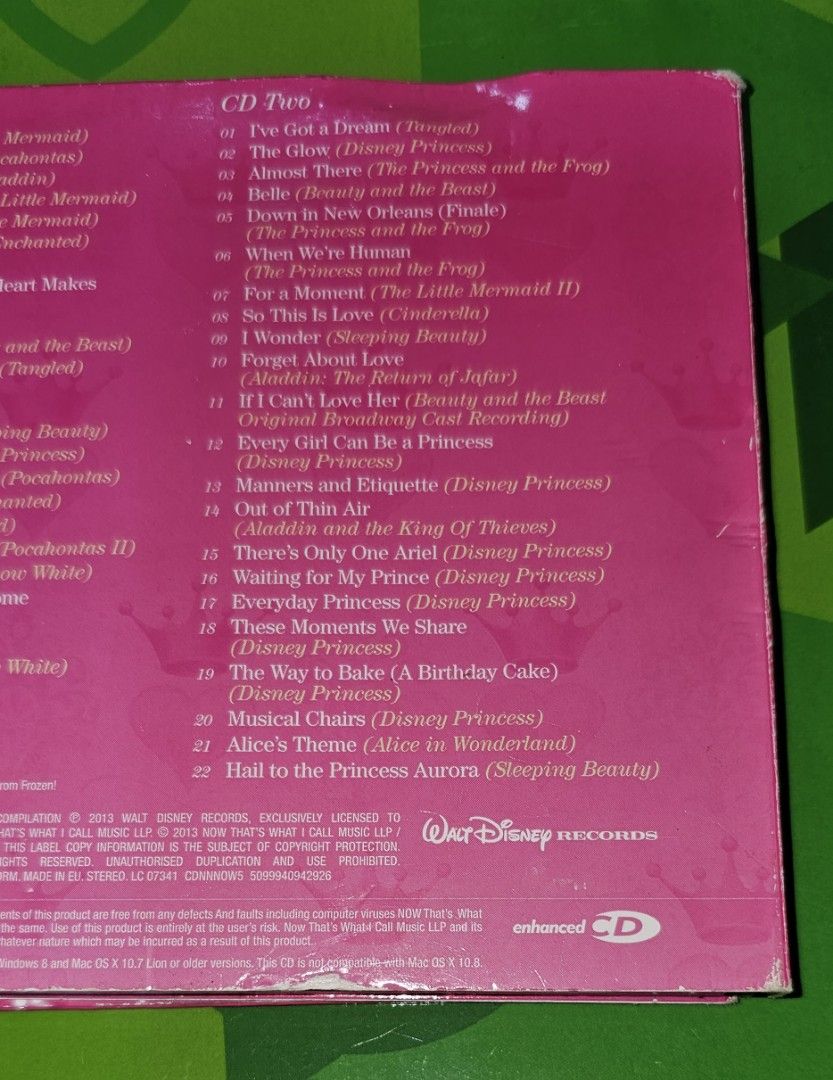 Now That's What I Call Disney Princess - 2CD - Good condition, Hobbies ...