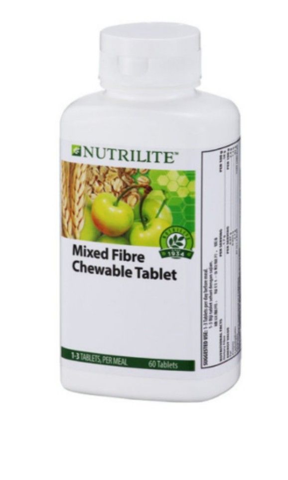 Nutrilite Mixed Fibre Chewable Tablet - 60 Tab, Health & Nutrition ...