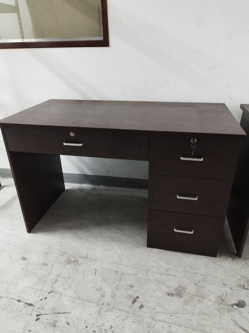 Office Table with Drawer and key, Furniture & Home Living, Furniture ...