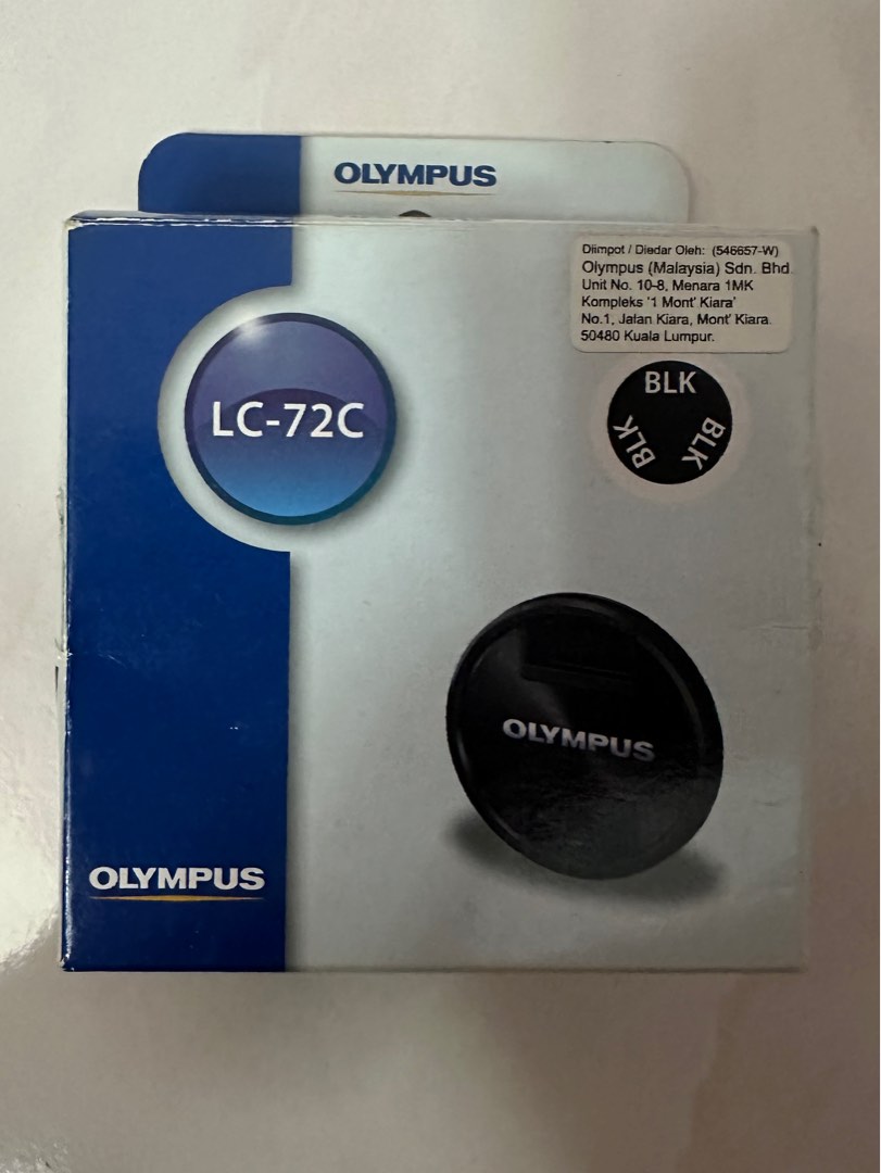 Olympus LC-72C Lens Cap, Photography, Photography Accessories, Other ...