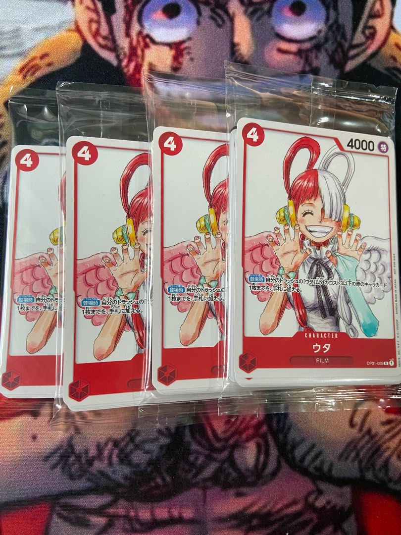 One Piece TCG Cards: Movie Film Red Uta Finale Set Sealed Promo, Hobbies & Toys, Toys & Games on ...