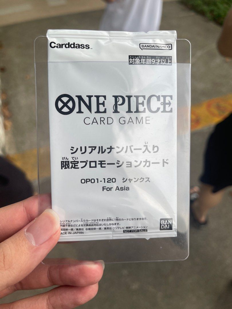 One piece tcg flagship serial shanks card aa, Hobbies & Toys, Toys ...