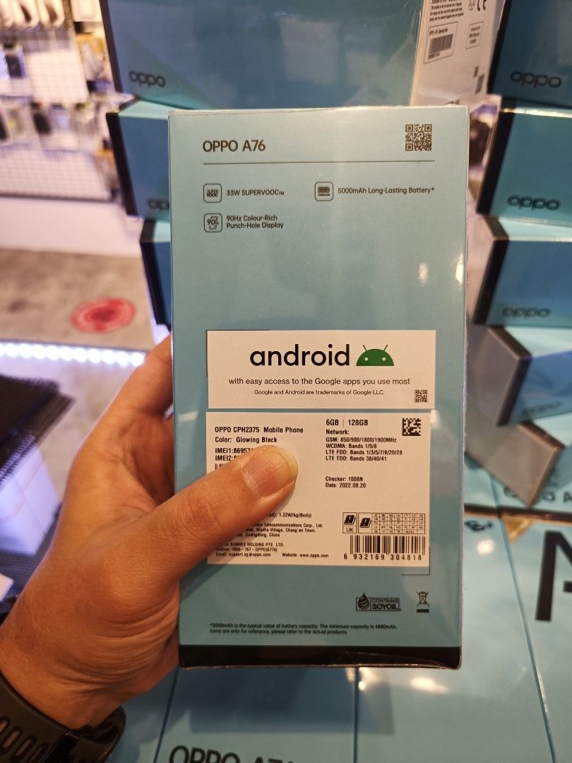 Oppo A76 6gb/128gb (Local Set), Mobile Phones & Gadgets, Mobile Phones, Android Phones, OPPO on ...