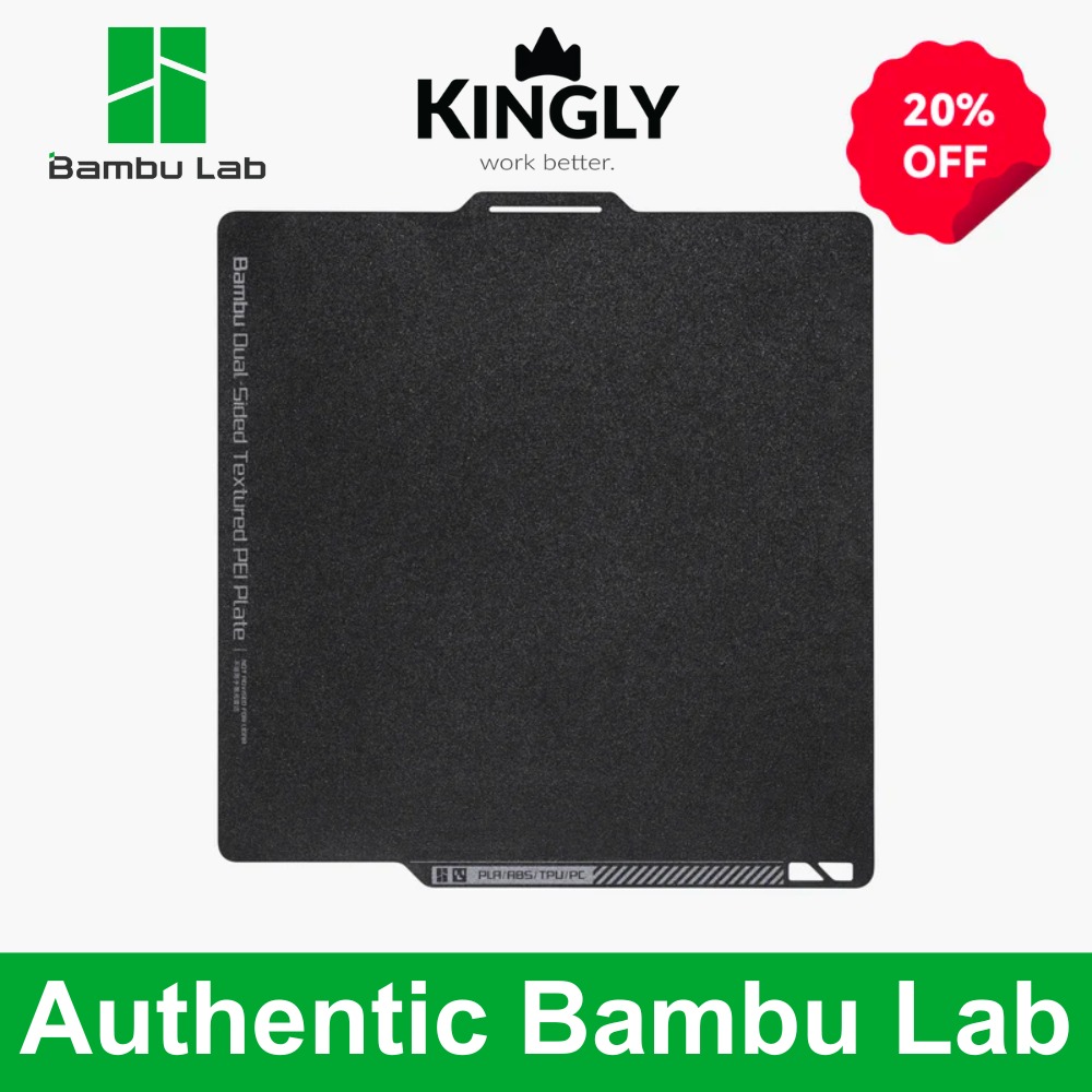 Original Bambu Lab Dual-Sided Textured PEI Plate for X1 Carbon and P1P ...