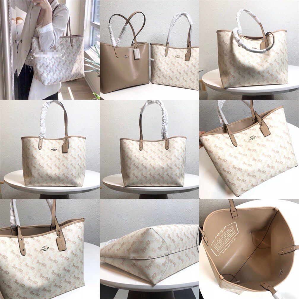 Original Coach Reversible City Tote Horse Carriage Print 33, Luxury ...