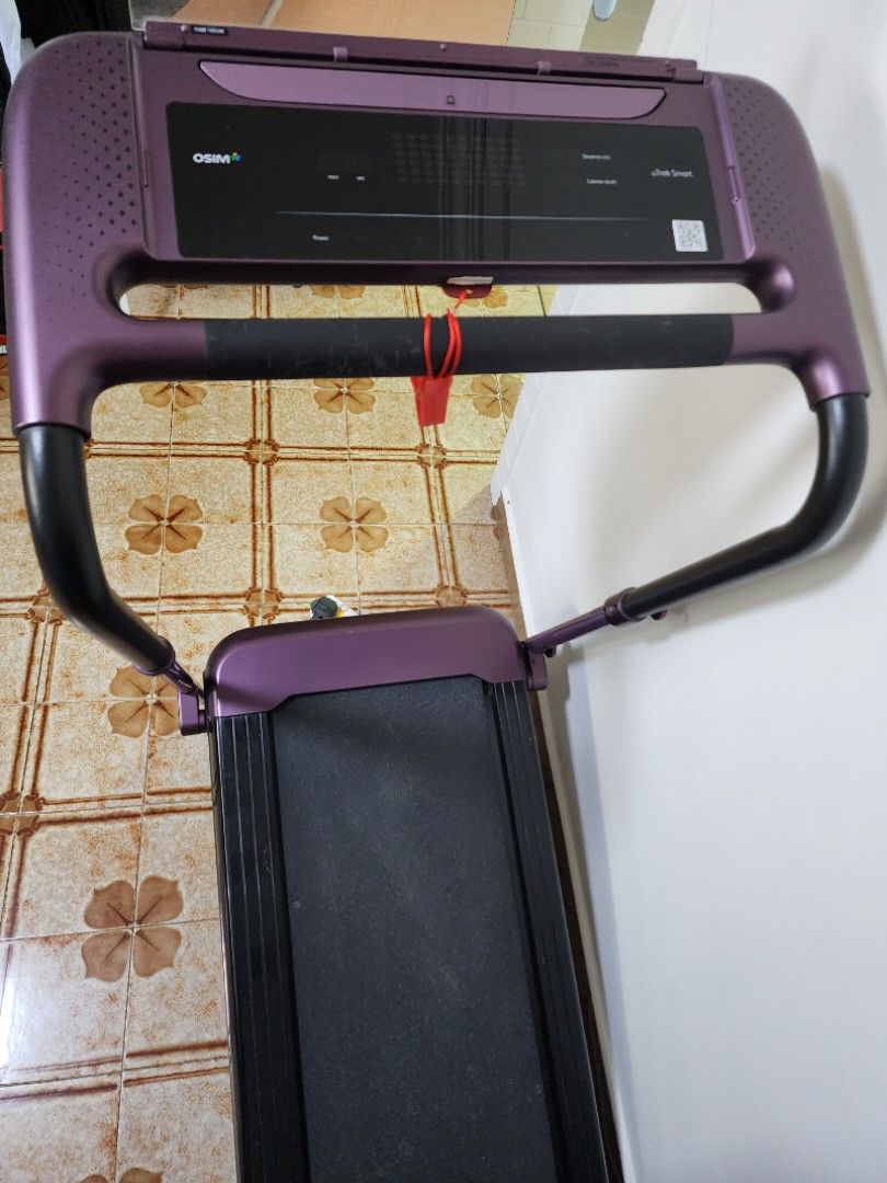 Osim Utrek purple treadmill, Sports Equipment, Exercise & Fitness ...