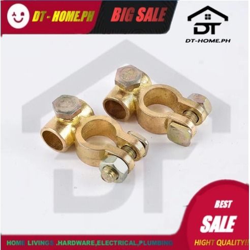 PER 1Pc Battery Terminal Clamp Plateda brass (HEAVY DUTY) on Carousell