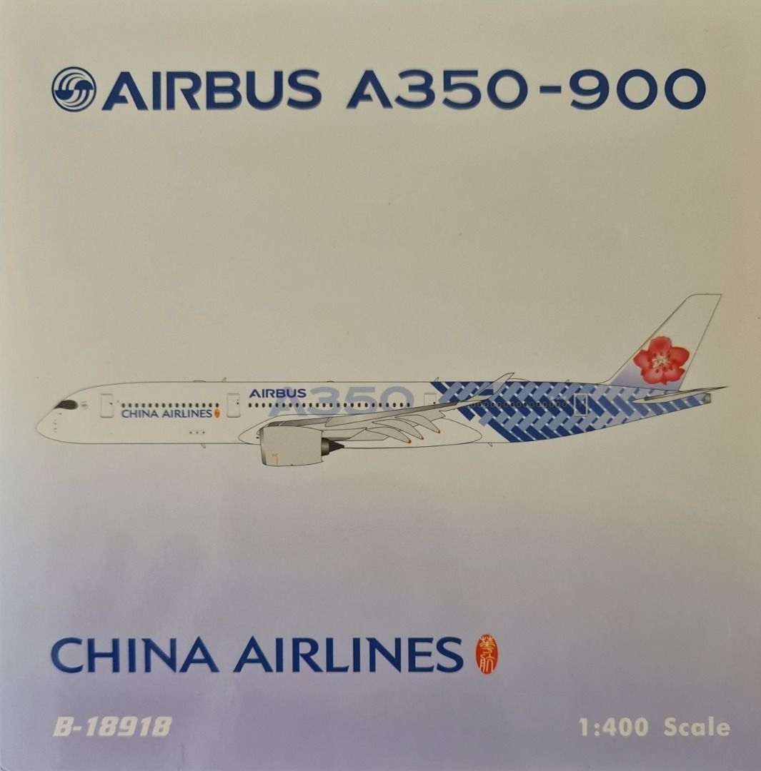 Phoenix Model China Airlines Airbus A350-900 B-18918 "Airbus Carbon ...