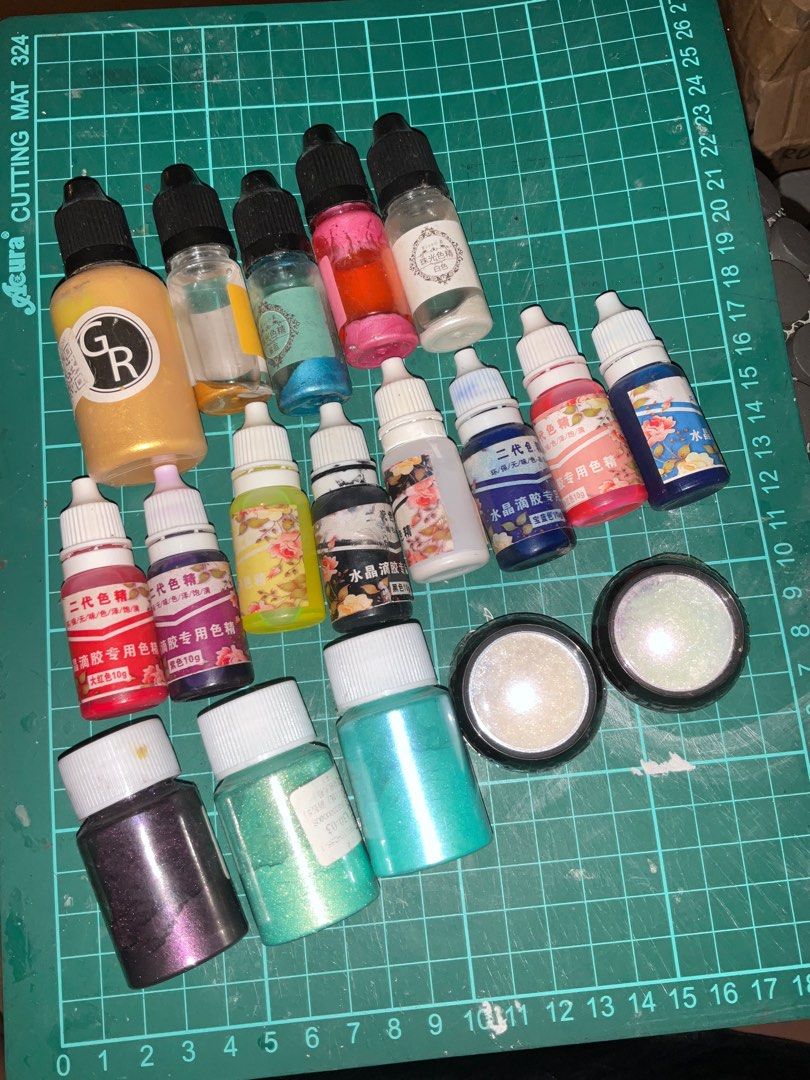 PIGMENTS AND COLOR DYES | for crafts like epoxy resin art or paint ...