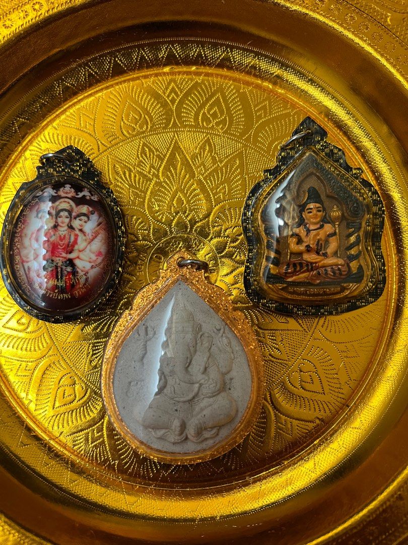 Pikanet (Ganesha), Lord Shiva and Parvati amulet roop, Hobbies & Toys ...